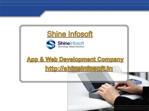 ppt shine infosoft mobile app development company powerpoint