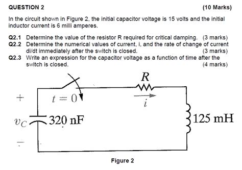 Solved Question 2 10 Marks In The Circuit Shown In Figure