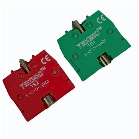 Panel Mount Momentary Push Buttons Contact Elements 1no 230v 10a At