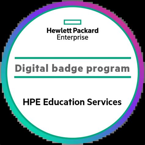 Hpe Digital Badges Education Services Hpe