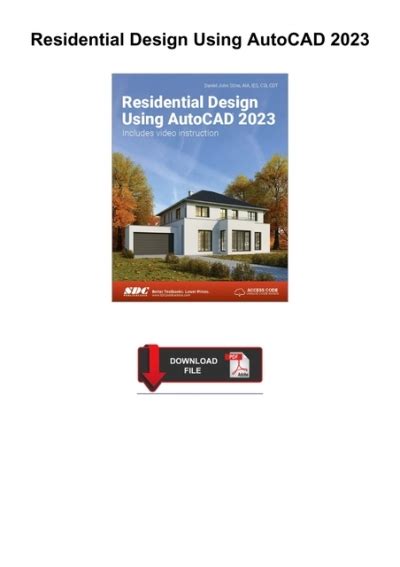 PDF READ Residential Design Using AutoCAD 2023