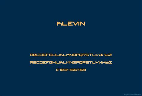 Klevin Font Free Download Ttf Otf Wisabo Fonts