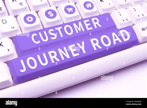 Text Showing Inspiration Customer Journey Road Business Idea Customer Experiences When