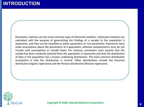 Basic Of Statistical Inference Part V Types Of Hypothesis Test Parametric Ppt