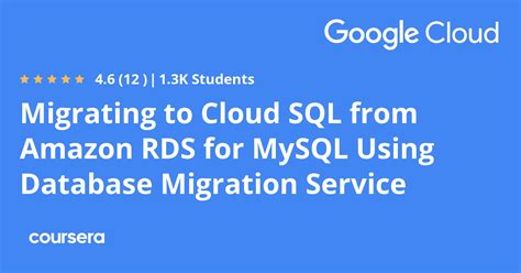 Migrating To Cloud Sql From Amazon Rds For Mysql Using Database