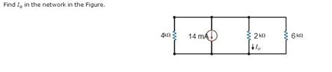 Solved Find Io In The Network In The Figure