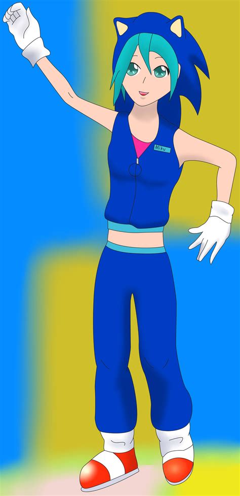 Miku In Sonic Costume By Tyler