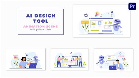 Ai Designing Tool Flat Vector Animation Scene Premiere Pro Templates