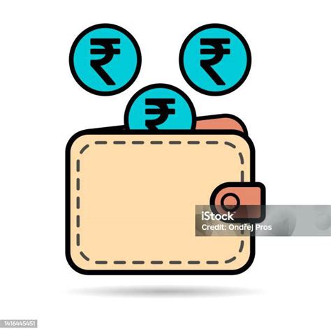 지갑 루피 아이콘 그림자 금융 플랫 기호 경제 예금 현금 벡터 일러스트 레이 션 기호 경제에 대한 스톡 벡터 아트 및 기타 이미지 경제 구매 금융 Istock