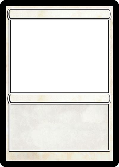 Blank Mtg Card Template