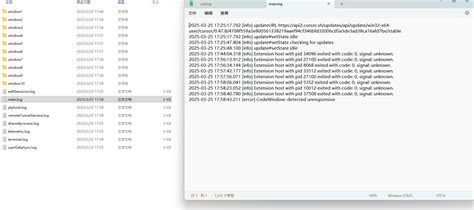 After I Update To 0478 Cursor Offen Crash When I Open One Folder