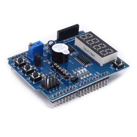Multi Function Shield With Buzzer Lm35 4led Expansion Board Module For Arduino Uno R3 Lenardo