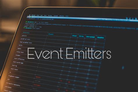 Using Event Emitter In Nodejs For Event Driven Programming For Beginners By Mindbubble