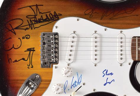 The Sex Pistols Signed Guitar Rr Auction