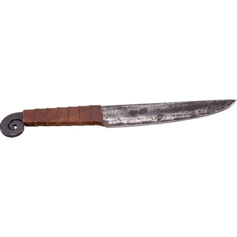 Scrolled Germanic Knife Hw 701036 Medieval Collectibles
