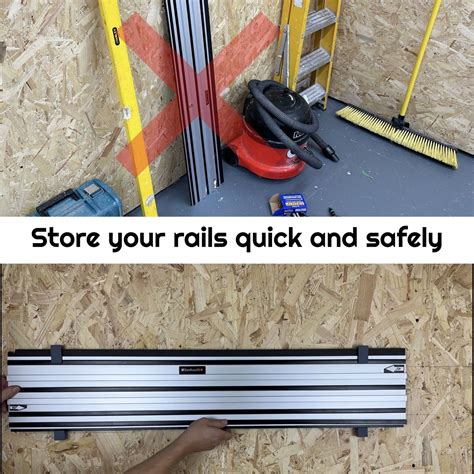 Einhell Plunge Saw Original Guide Rail Track Wall Mounting Brackets 1 Pair Ebay Uk