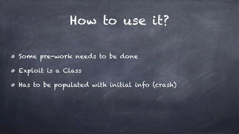 Exploit Generation Automation With Windbg Hacktivity 2017 Ppt
