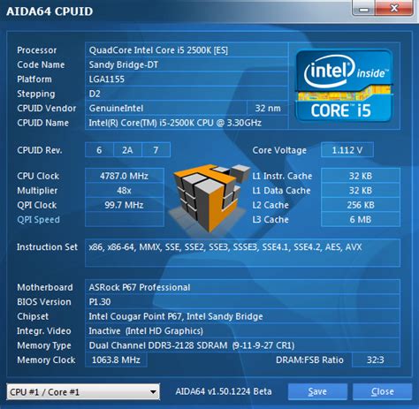 Intel Core I K Sandy Bridge CPU Page Of TechwareLabs