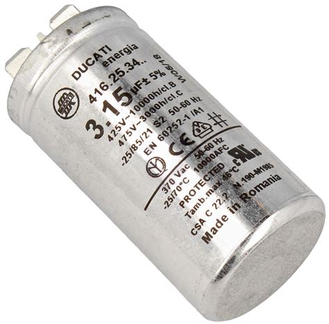 Ducati Capacitor 315µf 475v Fhpfi Appliance Spare Parts