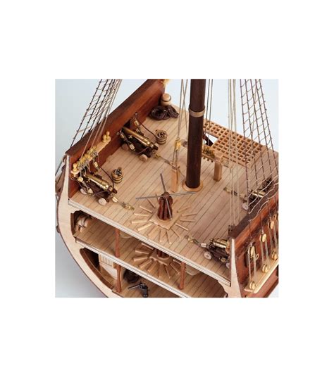 Wooden Ship Model Section Of San Francisco Galleon 150