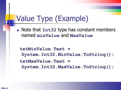 Ppt Value Types And Reference Types Enumerations And Structures