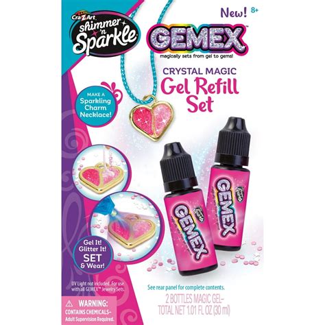 Refill Gel Gemex Crystal Magic Gel Set For The Gel To Gems Magic Shell For Girls Ages 8 And Up