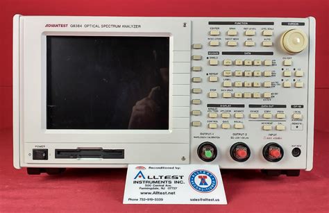 Q8384 Advantest Optical Spectrum Analyzer 600 To 1700 Nm Alltest Instruments