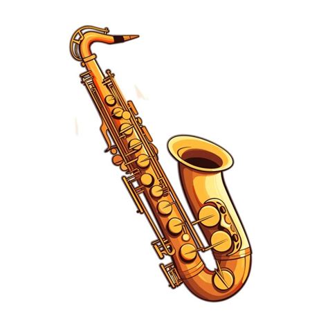 Premium Vector Saxophone Vector On White Background