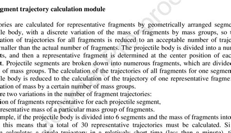 Variation Of Initial Fragment Velocity For 122mm Of 462 Projectile As A Download Scientific
