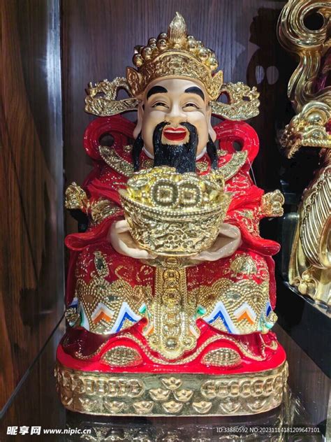 财神爷摄影图宗教信仰文化艺术摄影图库昵图网