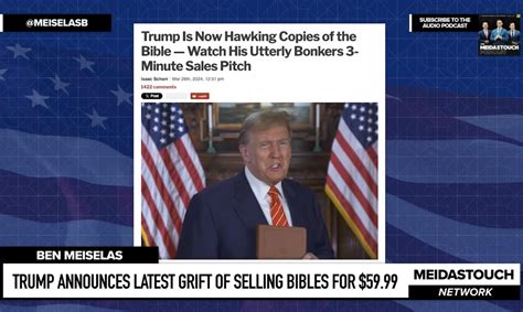 Trump Considers Himself Godlike So Did He Write Or Rewrite This Bible Is Everybody Saying Its