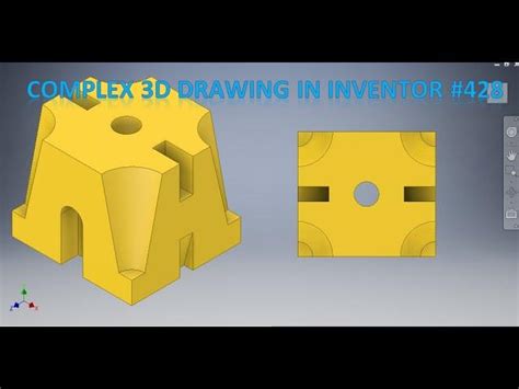 Cad Practice On Linkedin Complex 3d Drawing Tutorial In Autodesk