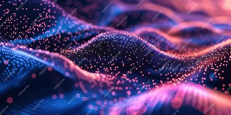 Premium Photo Interwoven Dot Patterns Dynamic Visualizations In Big Data Abstract Background