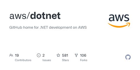 Github Awsdotnet Github Home For Net Development On Aws