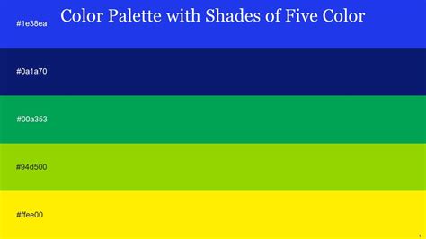 Yellow Blue Green Color Palette Deals Discounted Pinnaxis Com