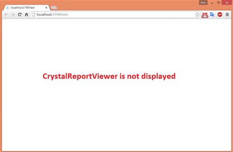 Crystalreportviewer Is Not Displayed In A Aspx Page Stack