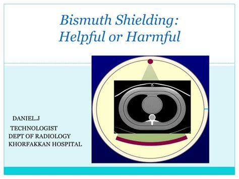 Bismuth Shielding Daniel Jp Radiology Technologist Khorfakhan