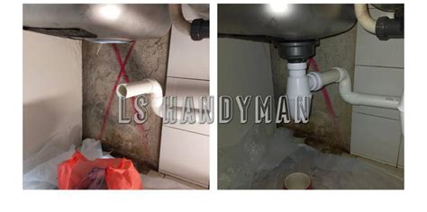 Replace Bottom Trap At Kovan Road Ls Handyman Service S Pte Ltd
