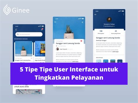 5 Tipe Tipe User Interface Untuk Tingkatkan Pelayanan Ginee