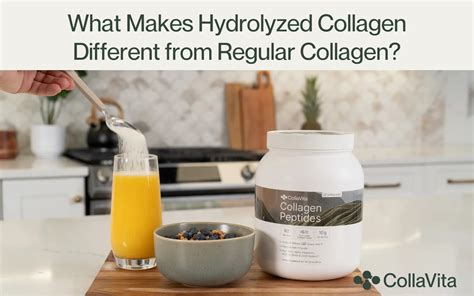 What Makes Hydrolyzed Collagen Different From Regular Collagen