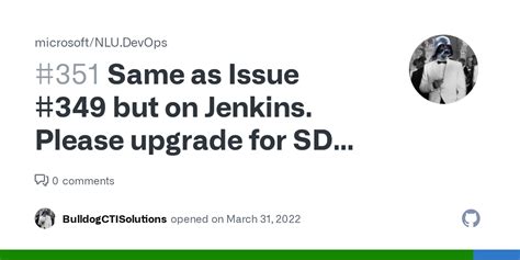 Same As Issue 349 But On Jenkins Please Upgrade For Sdk V5 And V6