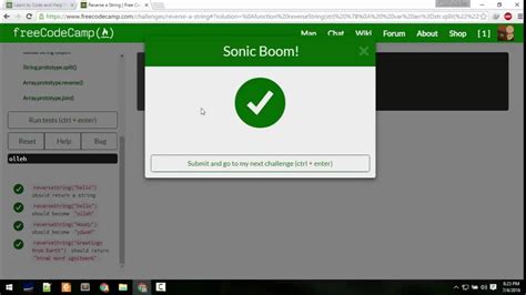 Reverse A String Free Code Camp Basic Algorithm Scripting Youtube