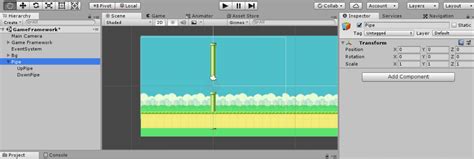 ugf游戏框架实例开发教程—flappybird（二）制作2d对象的预制体 flappy bird gameframework csdn博客