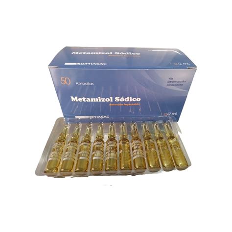 Metamizol Sodico Labot Solucion Inyectable Ampolla X 2 Ml Via I M I