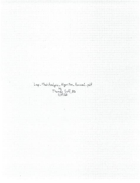 Pdf Emfs 2 Mesh Analysis Algorithm Revision1