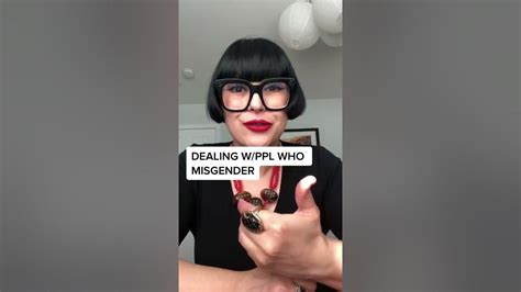Misgender How To Deal With People Who Misgender You Youtube