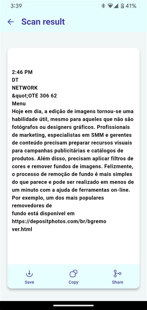 Como Extrair Texto De Uma Imagem No Whatsapp Usando O Android Dt Network