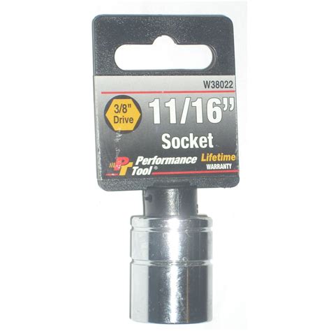 Performance Tool 11 16 Socket 3 8 Drive Atl Welding Supply