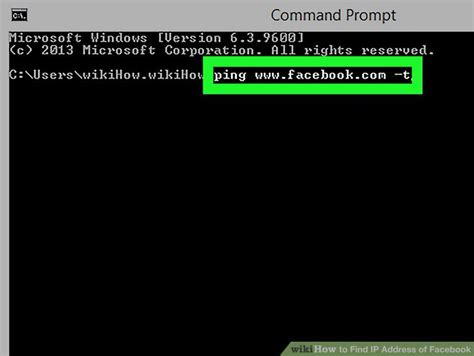 How To Find IP Address Of Facebook 10 Steps With Pictures
