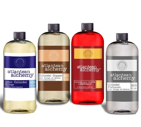 Premium Ionic Colloidal Silver Colloidal Copper Colloidal Gold And Pla